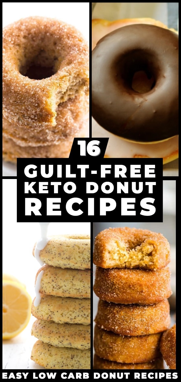 Insanely-Easy Keto Donuts: 16 Low Carb Donut Recipes