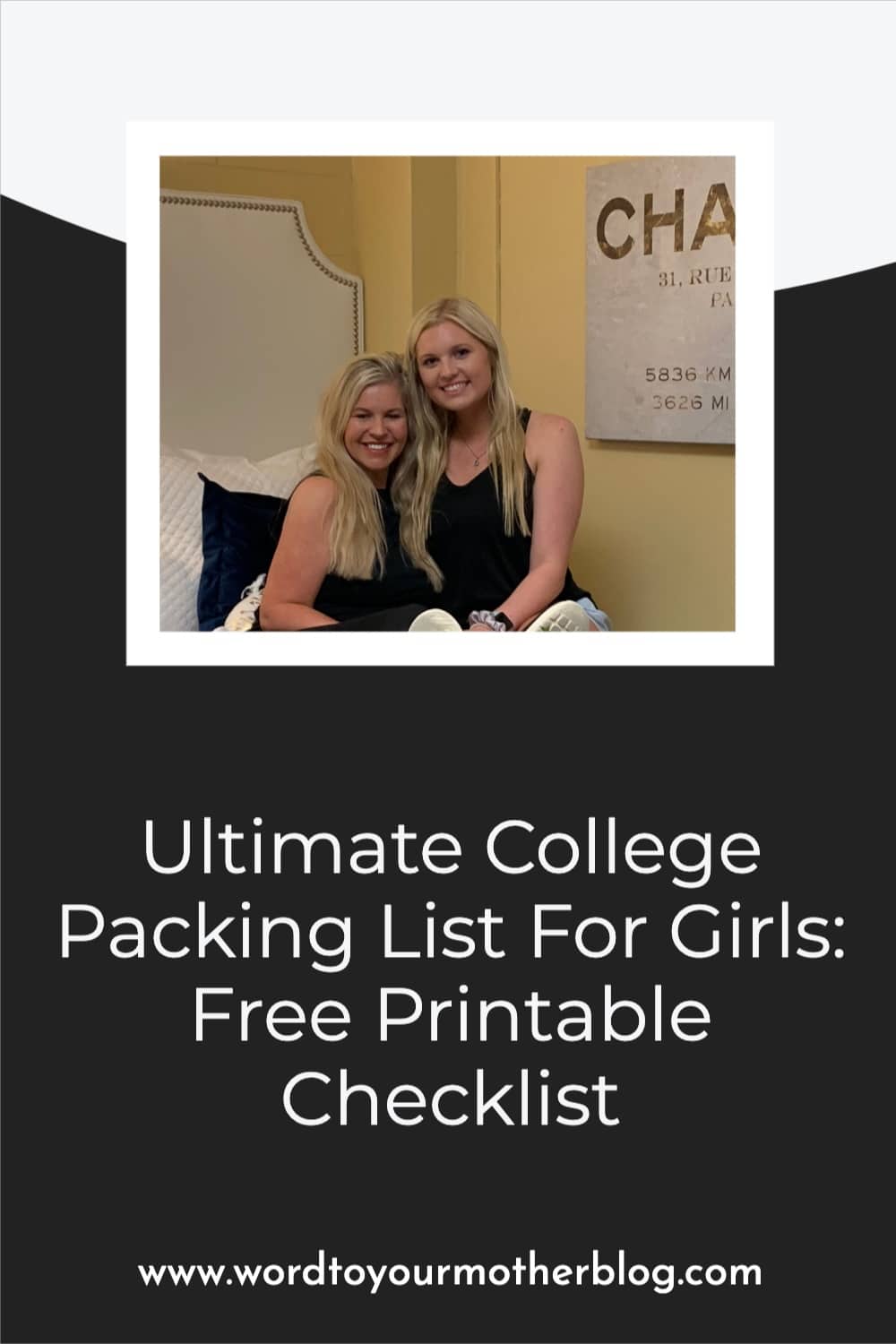 Ultimate College Packing List For Girls: Free Printable Checklist