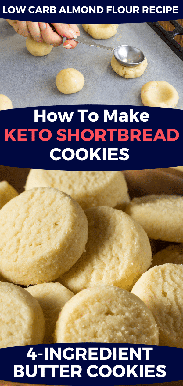 Low Carb Keto Shortbread Cookies with Almond Flour
