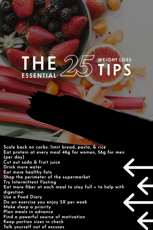25 Weight Loss Tips That Work [Essential Guide To Losing Weight]