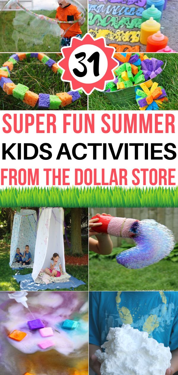 28 Dollar Store Activities For Kids Easy Boredom Busters