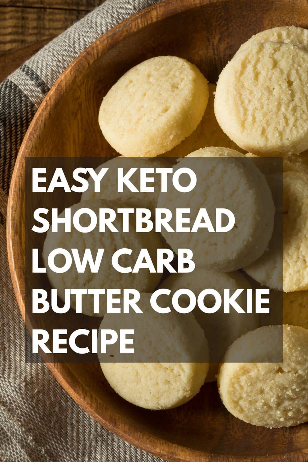 Low Carb Keto Shortbread Cookies with Almond Flour