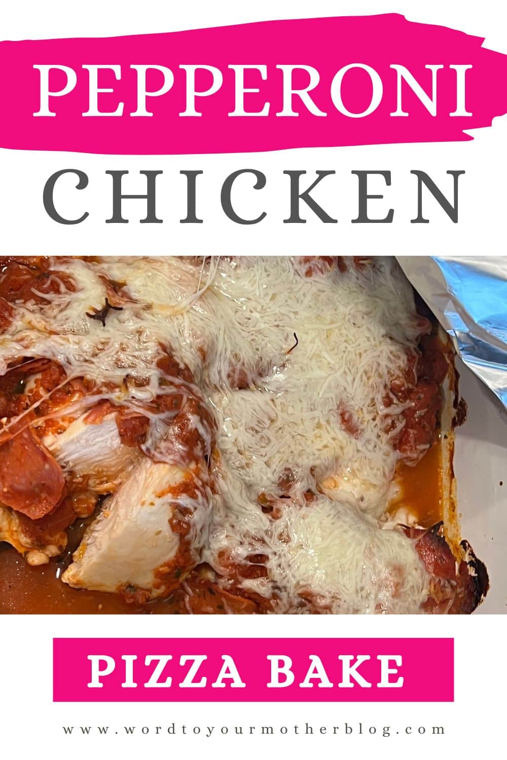 Pepperoni Pizza Chicken Bake | Easy Keto Dinner Under $15